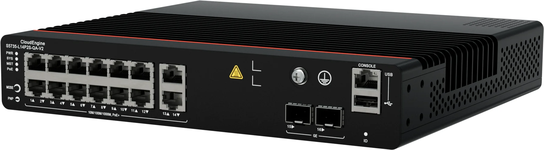 Hua wei 14 Base-T ports and 2 GE SFP ports managed network switch S5735 ...