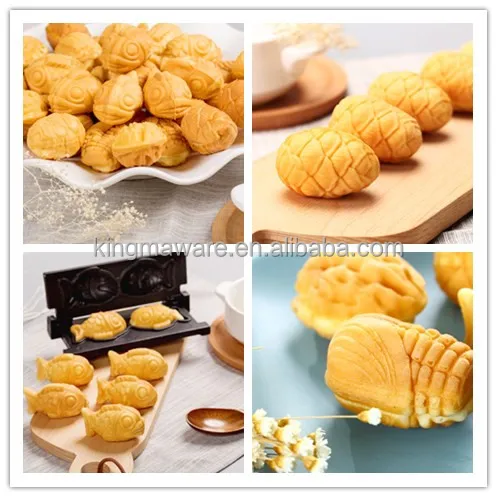 Factory Taiyaki South Korean Mini Fish Walnut Shape Manju Cake ...