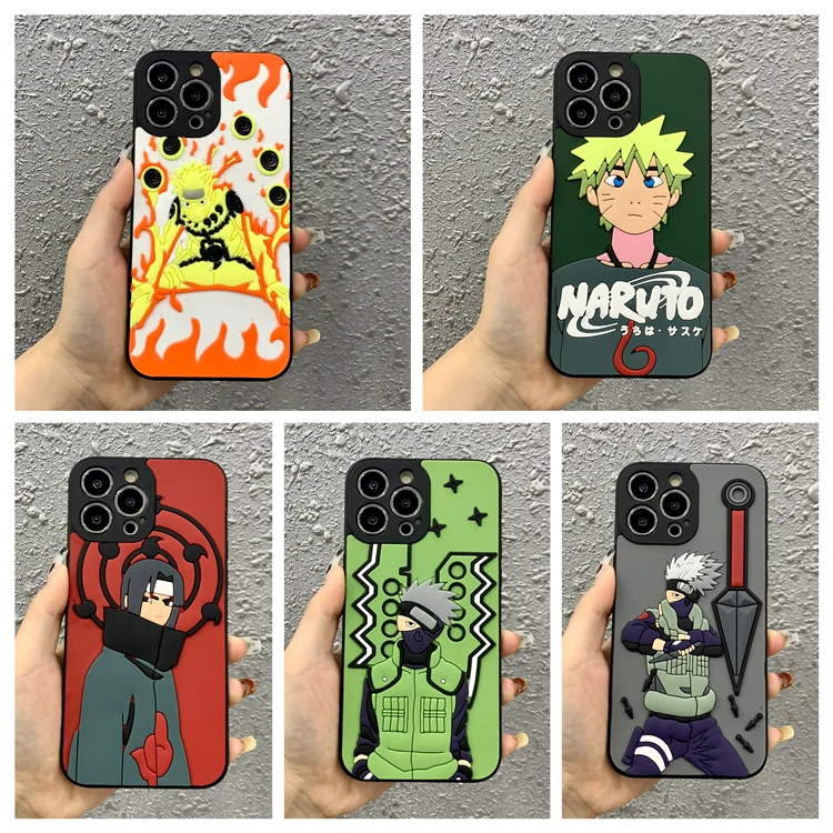 10 Wholesale And Custom 3d Relief Anime Narutos Fall Proof Phone Cases ...