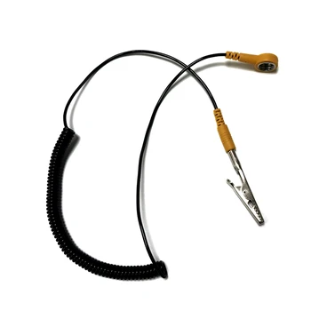 Cleanroom Antistatic Grounding Wire Safety Clip Vertical Plug Cable ...