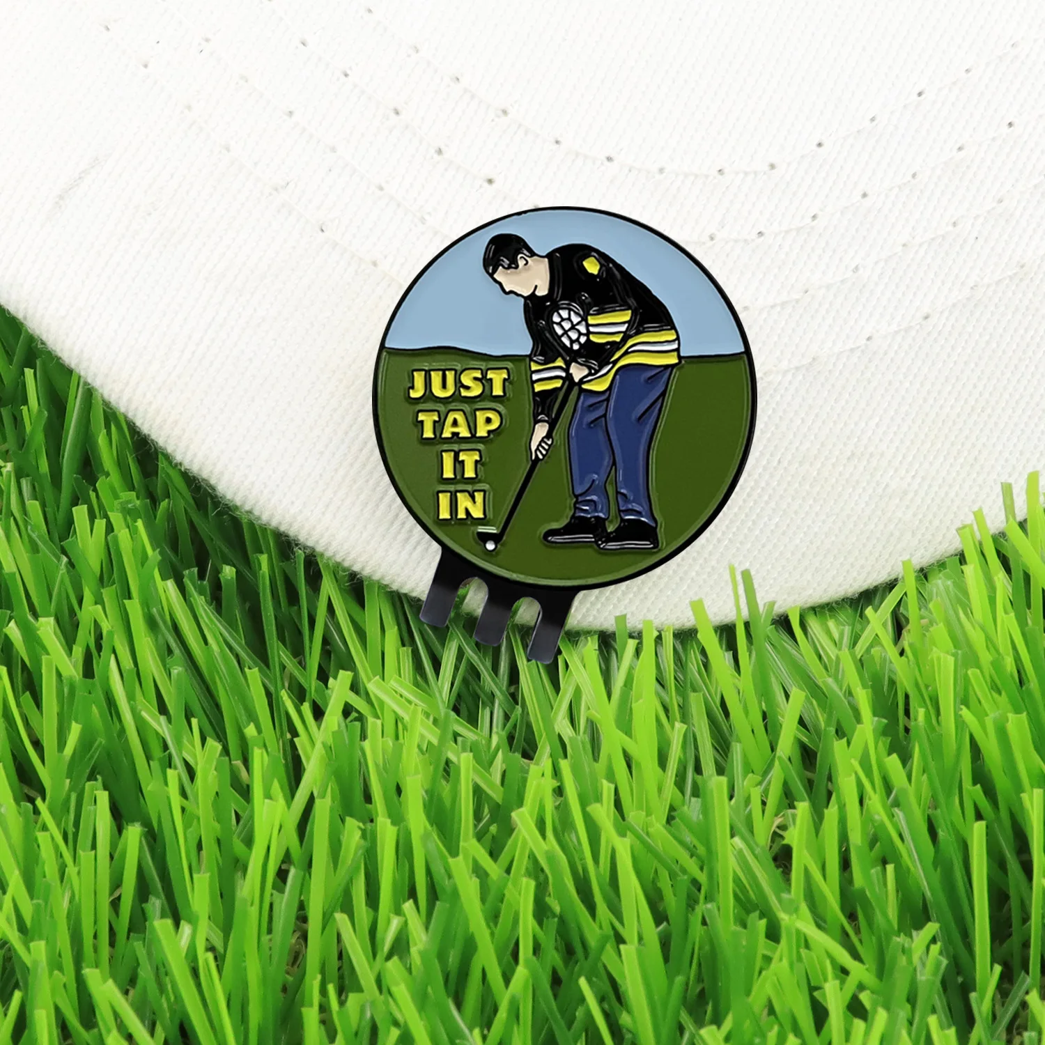 Custom Happy Gilmore Golf Ball Marker With Magnetic Hat Clip Metal Soft ...