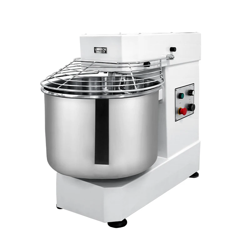 Stepless Speed Spiral Dough Mixer 20kg Capacity, 50L Flour Mixing ...