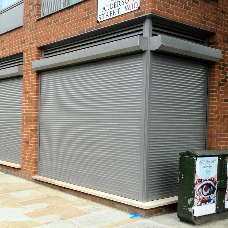 Aluminum Electric Rolling Shutter Window Security Shutter Door - Buy ...