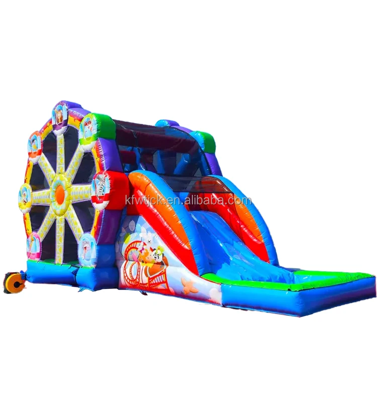 Inflatable Ferris Wheel Bouncer Water Slide Combo Extremely Durable ...