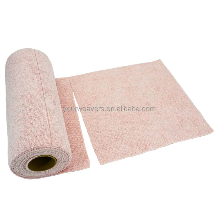 25x25cm Microfiber Towel Roll 200gsm Wholesale Custom Logo Pink Micro ...