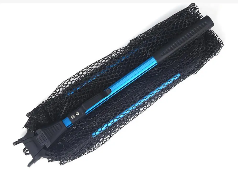 Foldable Telescopic Aluminum Alloy Hand Net Portable Fishing Landing ...