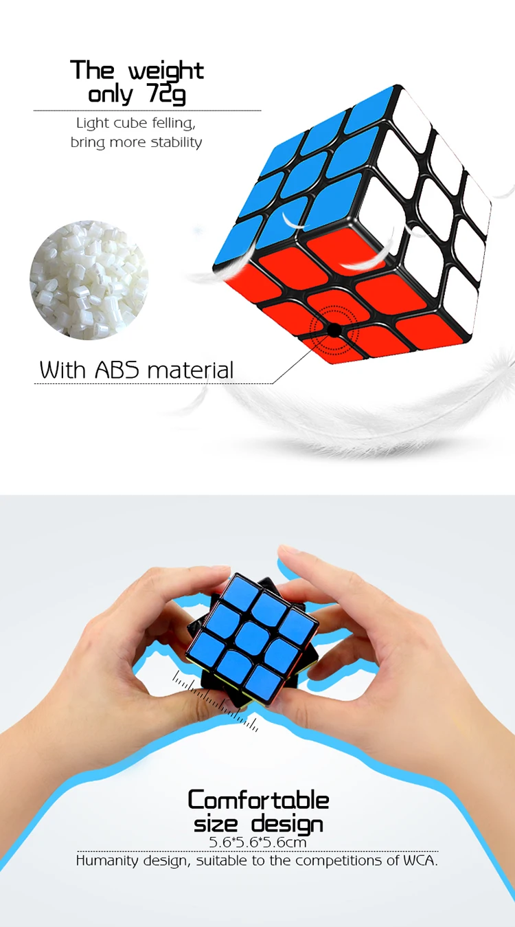 Yongjun High Quality Stickerless Speed Cubes - Educational Toys