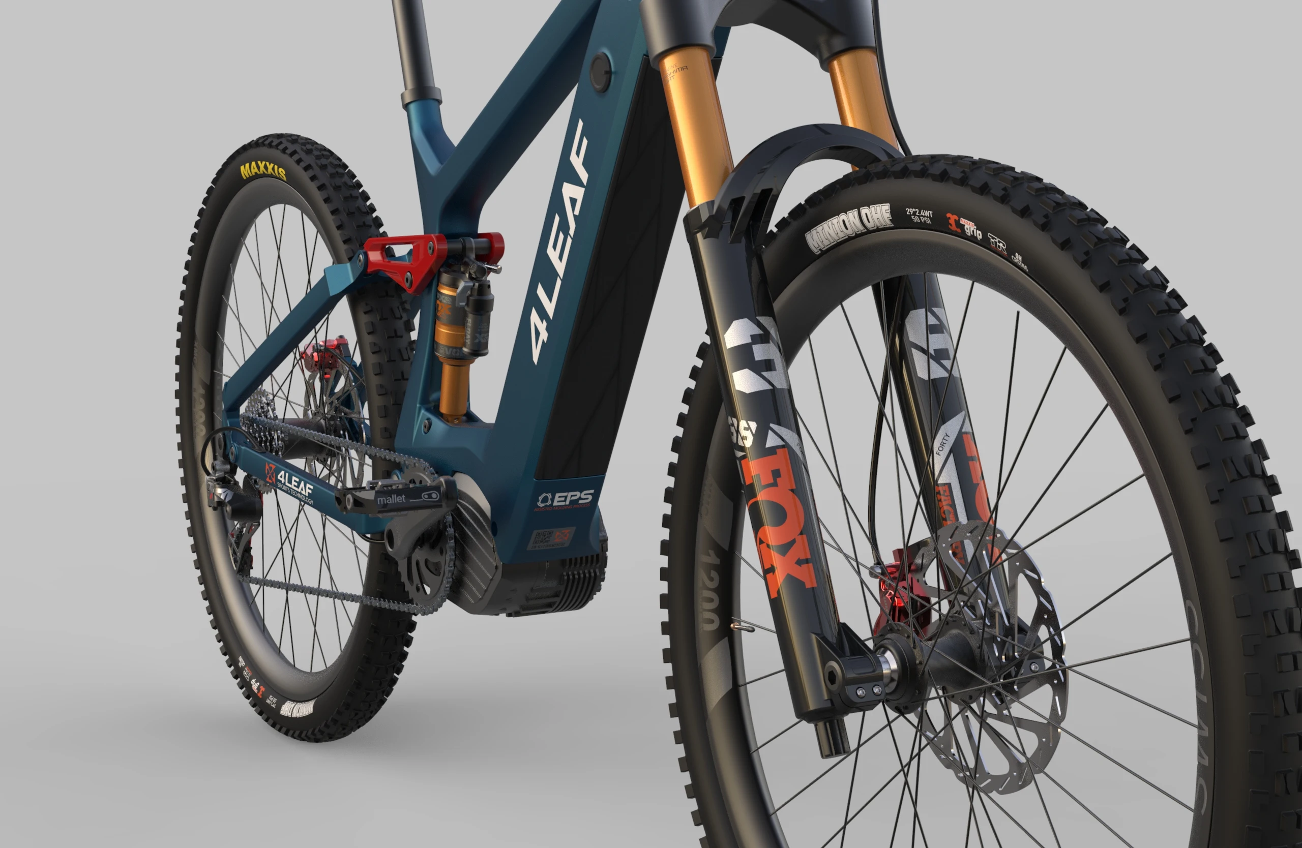 Fox 38 Suspension Fork & Fox Dpx2 Float Shock Emtb Electric Bicycle ...