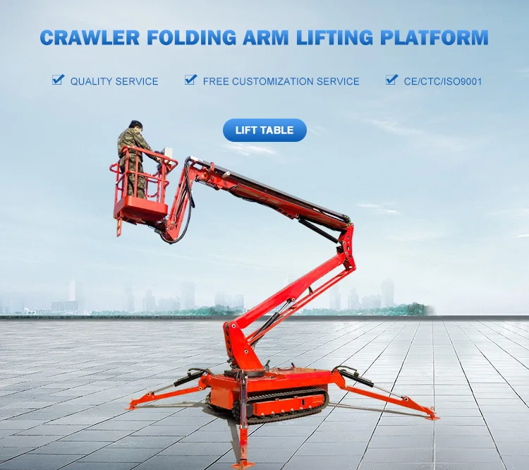 Aerial Crawler Telescopic Boom Lift By Diesel Gas Or Battery Telescopic ...