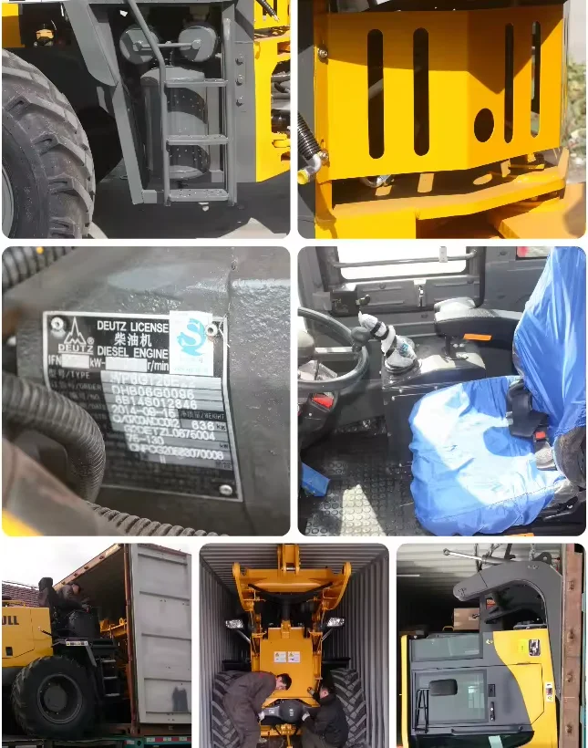 3ton Lift Capacity Heavy Duty Construction 933 Wheel Loader Front End ...