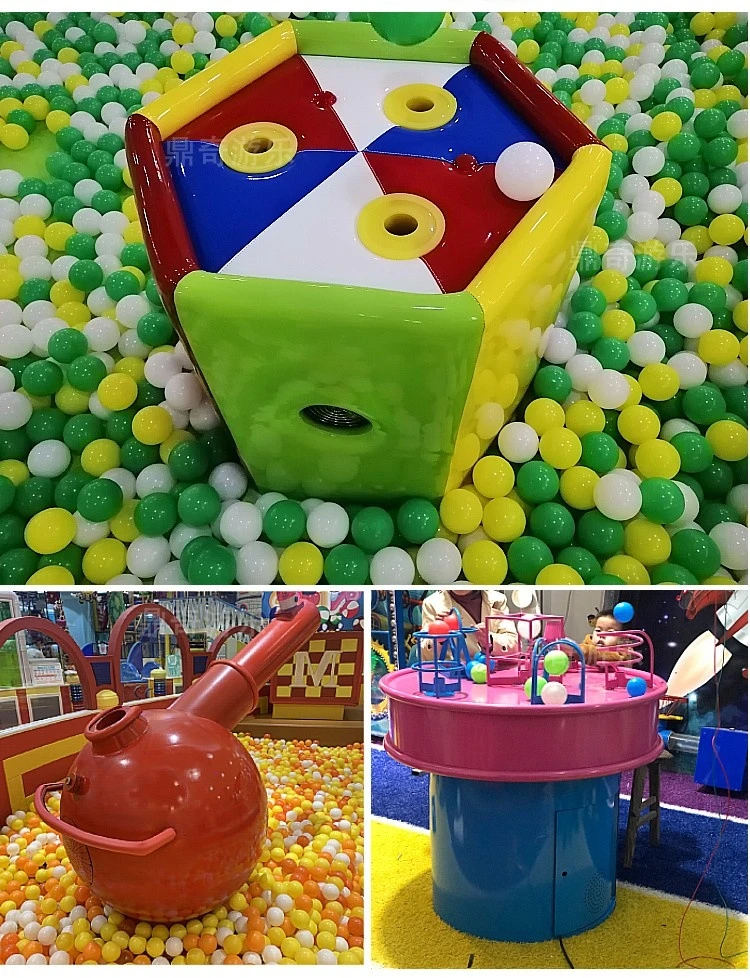 Indoor Playground Equipment Children Interactive Mechanical Drop Ball ...