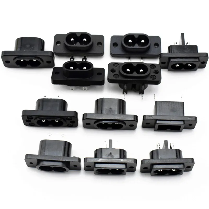Iec320 C8 2pin Ac Power Socket Supplier - Buy 2 Pin Ac Power Socket ...