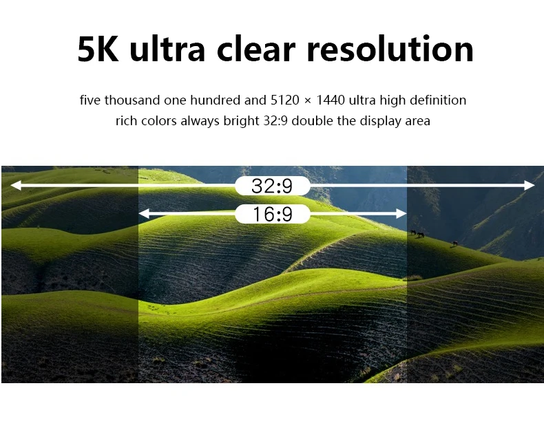 Large Screen Computer Curvo Monitor 49 Inch Pollici Polegadas Moniteur ...