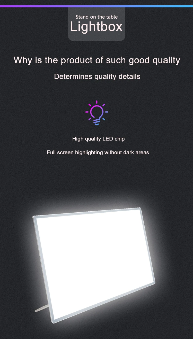 High-end Glass Front Panel Led Photo Frame Advertising Lightbox Display ...