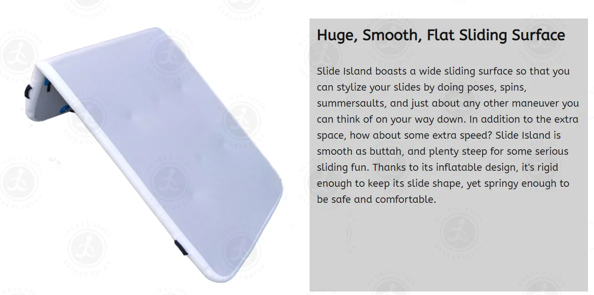 Dwf Pontoon Slide Inflatable Boat Slide And Water Play Mat Functional ...