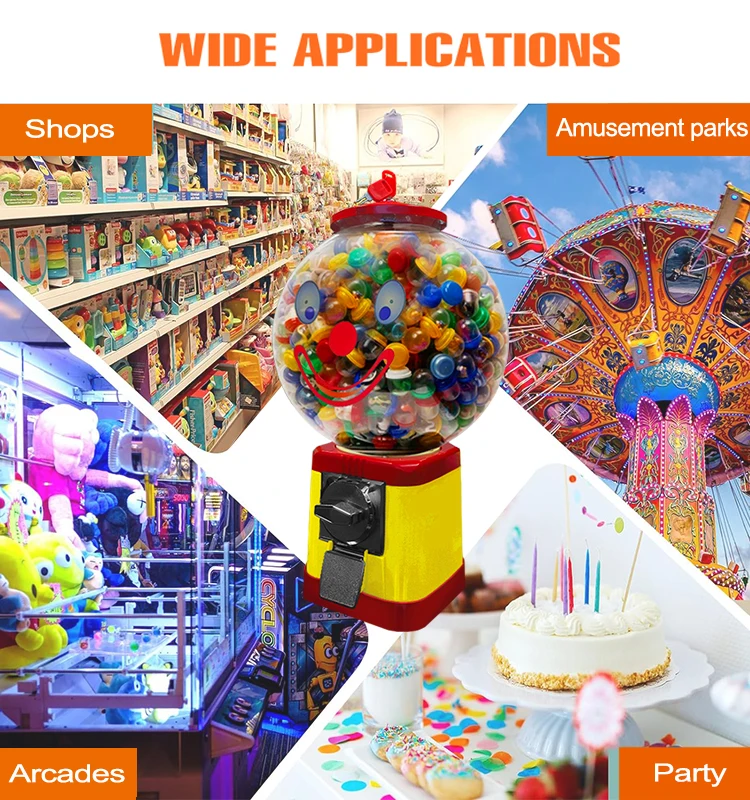 ZENJET Candy Vending Machine Chewing Gumball Vending Machine for ...