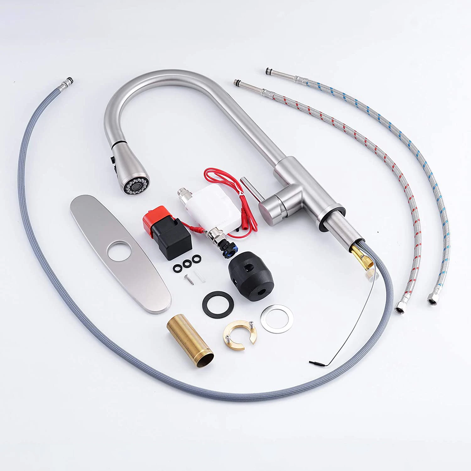 304 Stainless Steel Touchless Kitchen Sink Faucets