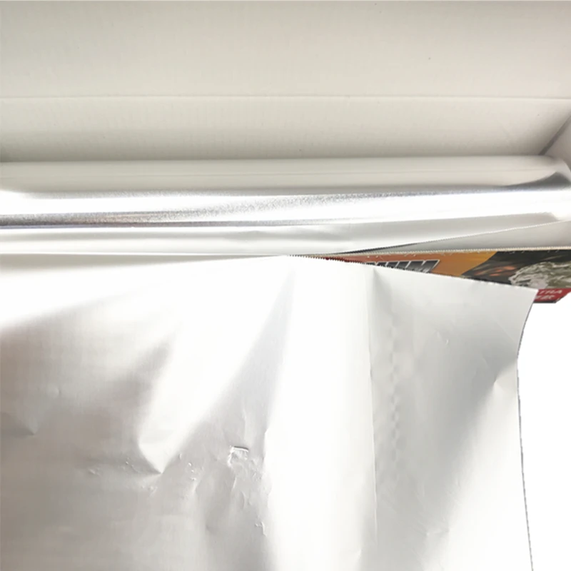 Aluminum Foil Roll For Kitchen Food Use Heavy Duty Thickness For Catering Bbq Aluminium Foil ...