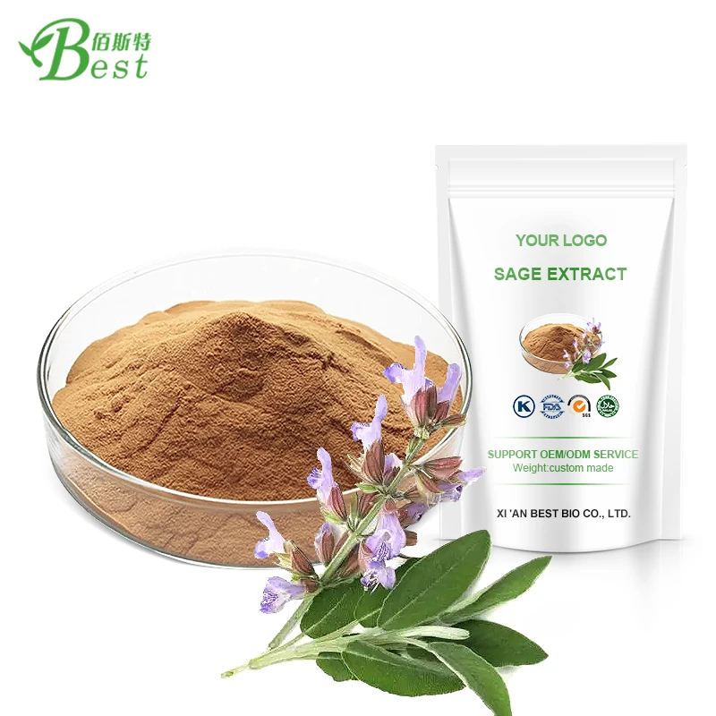 100% Pure Clary Sage Extract Powder/salvia Officinalis Extract/extract ...