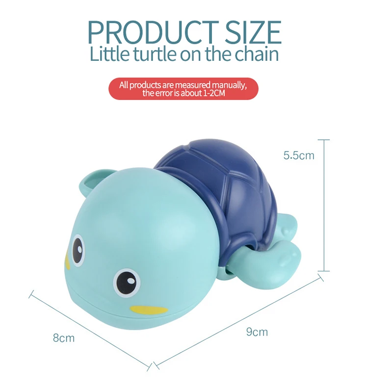 Trending 2022 Clockwork Bathroom Toy Turtle Bath Toys,Cute Swimming ...