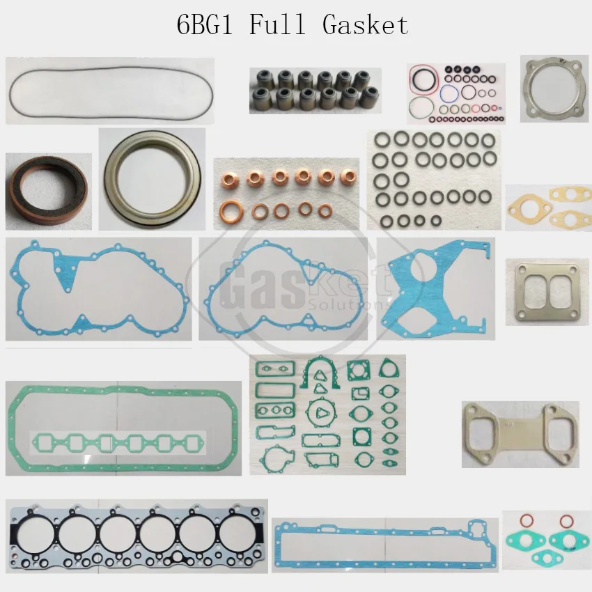 6bb1 6bd1 6bd1t 6bg1 6bg1t 6bf1 6sa1 Full Gasket Kit Parts ...