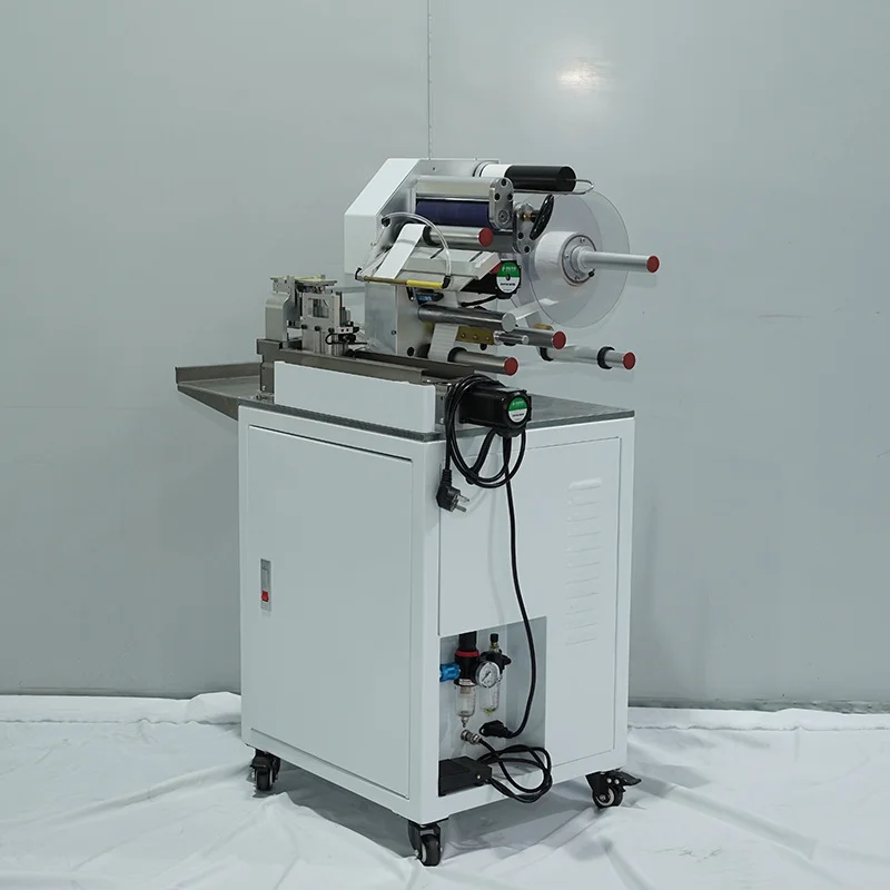 Automatic Wire USB Cable Flag Labeling Sticker Labeler Machine