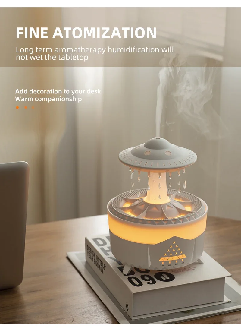 350ml Water Drop Humidifier - Aromatherapy & Cool-mist