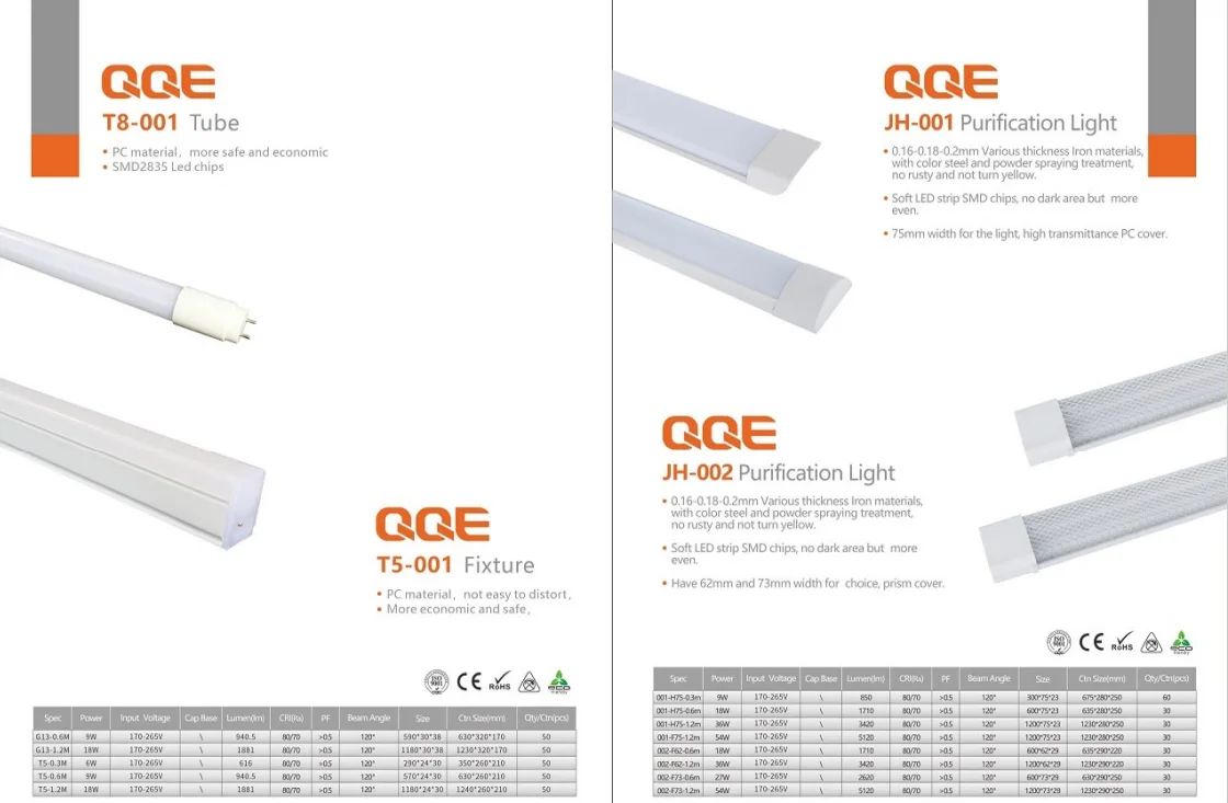 Lighting Housing Fluorescent Fixture Integrated T5 T8 Led Tube Light Linear Led Tube,Lighting ...