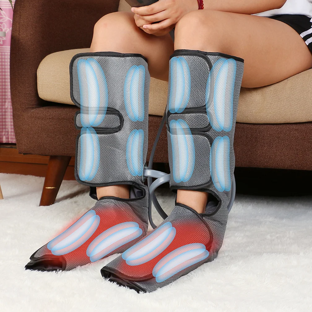 Air Compression Circulation Boots Pressure Therapy System Recovery 8 ...