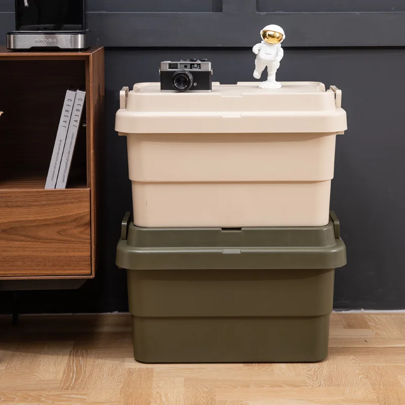 Yakeda Outdoor Storage Box Bin Camping Desk Plastic Boxes Large ...