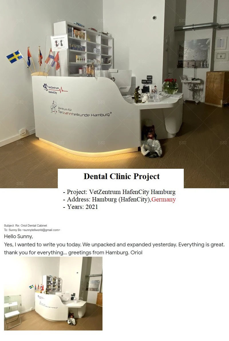 Reception Counter Medical Spa Design - Modern & Durable