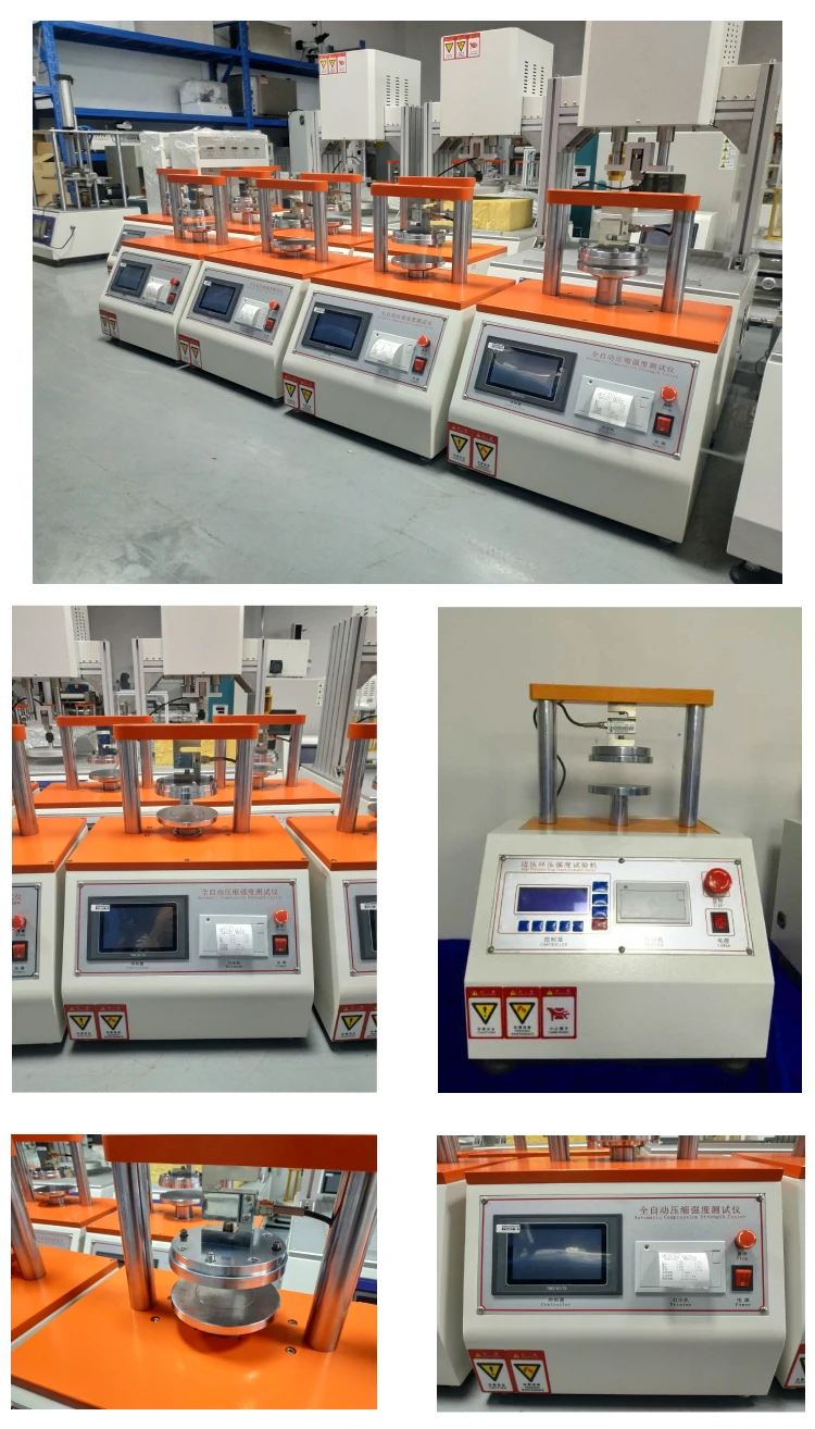 Lab Paper Board Edge Pressure Testing Machine Edge Pressure Ring Crush ...