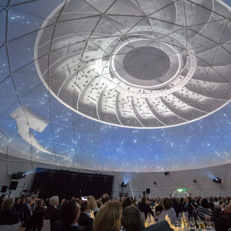 10m Diameter Spherical 360 Immersive Geodesic Dome Tent Projection ...
