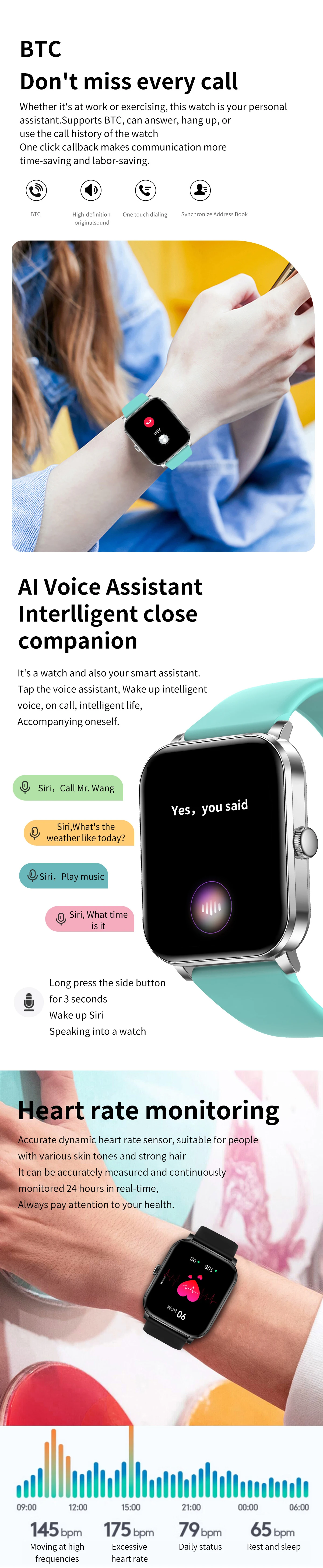 Valdus 7 Days Long Endurance 340 Mah Super Battery Smartwatch Ip67 ...