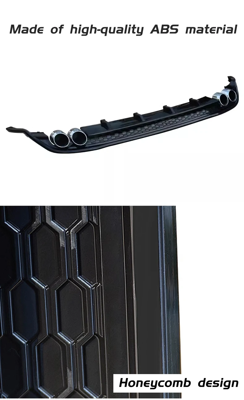 R-line Style Rear Bumper Lip Diffuser Car Body Kits For Vw Golf 7golf 7 ...