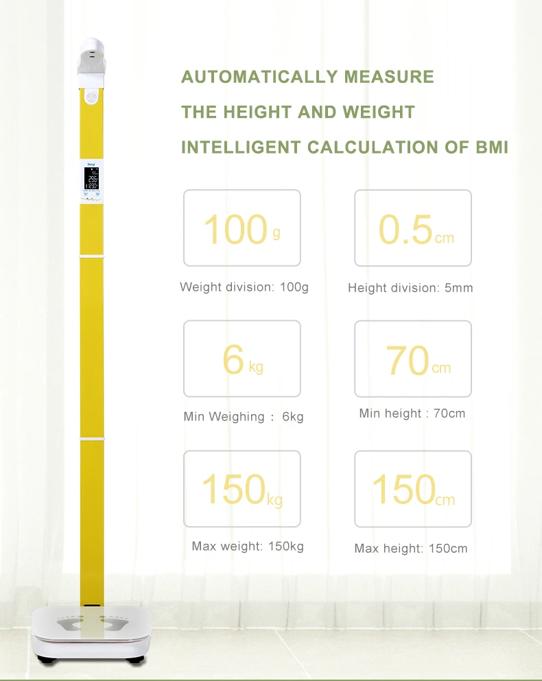 Stadiometer Height Measurement Scale Height And Weight Measuring Scale ...