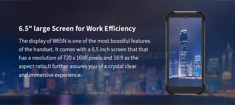 6.5 Inch Windows 11 OS Rugged Handheld Barcode Scanner PDA