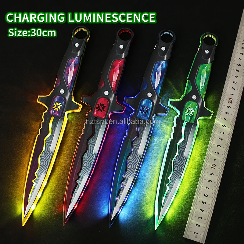 Valorant Luminescent LED Boys Cosplay Toys - USB Rechargeable