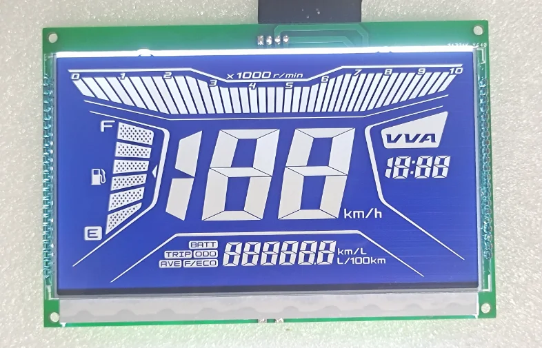 2022 Oem Odm 7 Segment Mono Bike Baja Pulsar 150 Odometer Speedometer ...