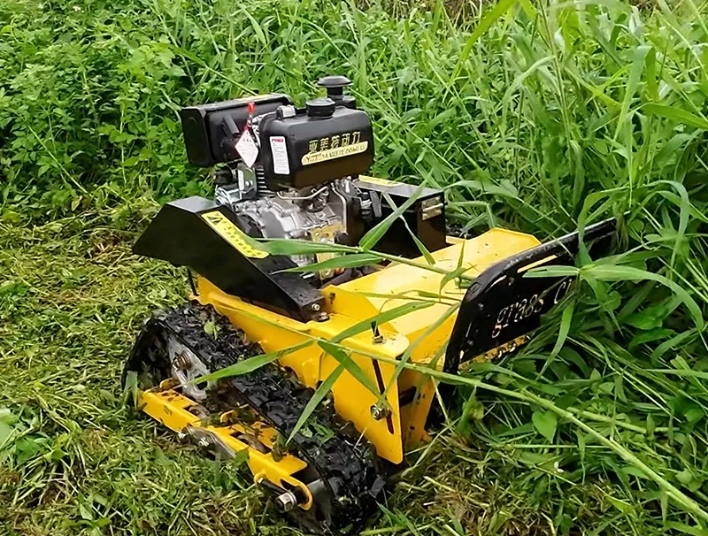 RC Mower Robotic Grass Mower Remote Control Lawn Mower for Farm Weeds ...