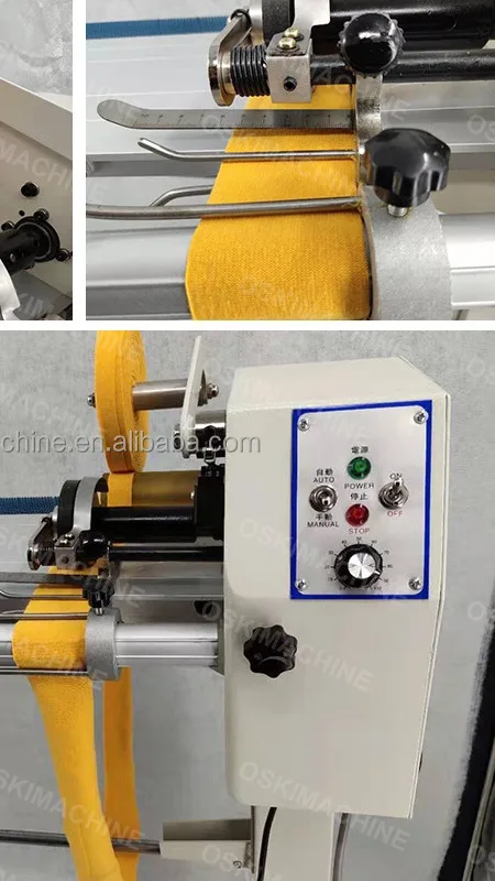 Automatic Slitter Cut Fabric Clothes Strip Roll Electric Fabric Cutter Cutting Machine For ...
