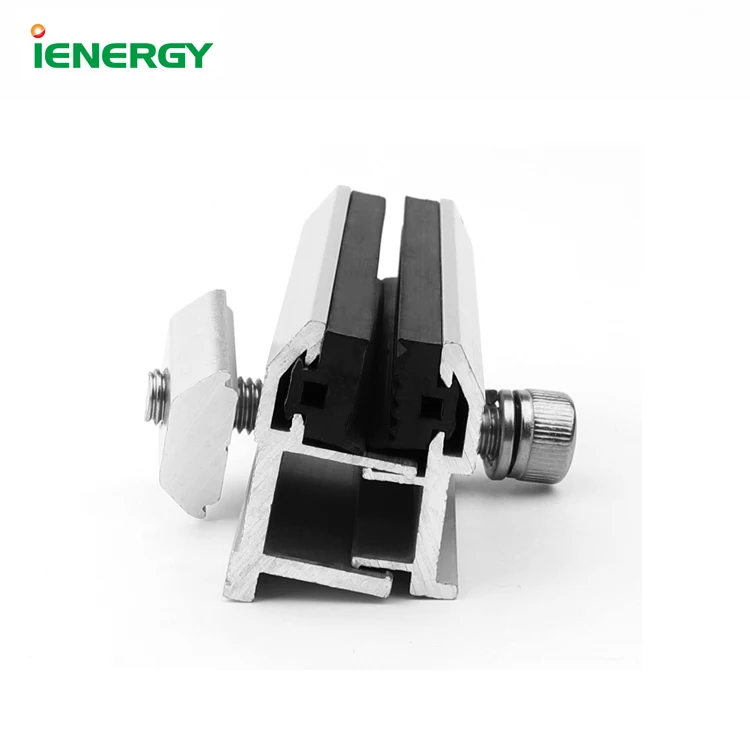 Frameless Solar Module Clamp Solar Thin Film End Clamp For Solar ...