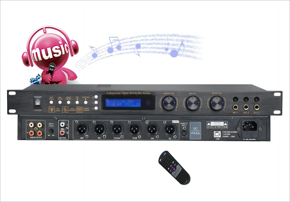 Blue-tooth Playback Digital+analog Preamp Effector Audio Processor Kx-7 ...