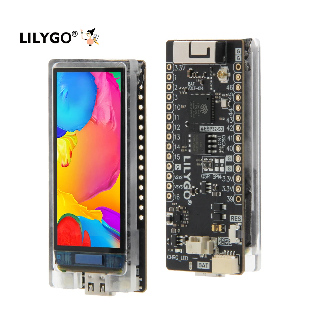 Lilygo T-display-s3 Amoled Esp32-s3 Development Board 1.91inch Oled ...