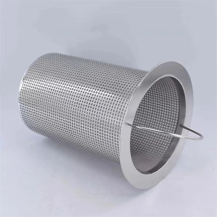 Custom-made stainless steel 304 316 perforated round hole tube strainer ...