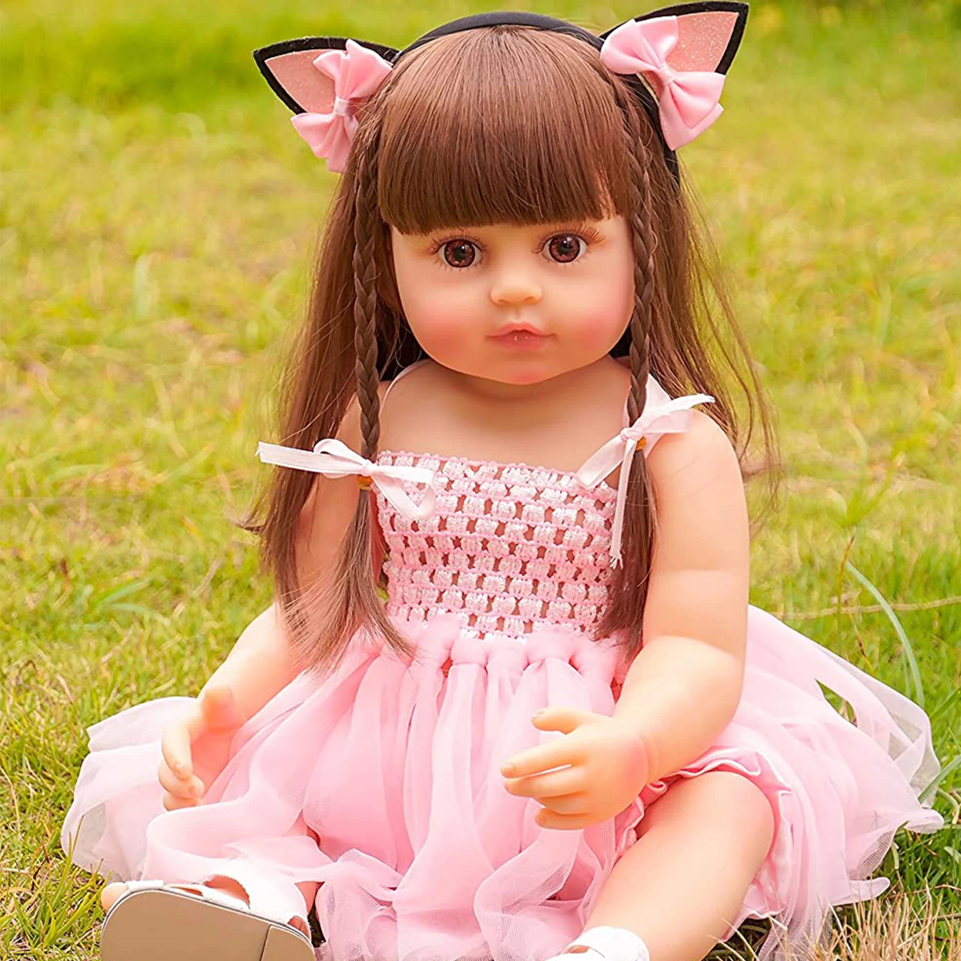 21 Inch Silicone Full Body Handmade Lifelike Reborn Toddler Dolls For ...
