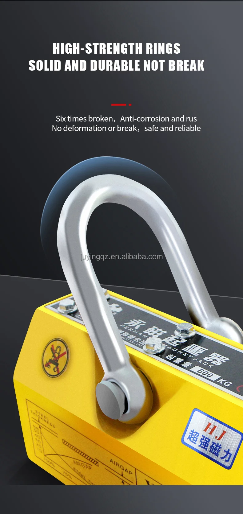 GSTOYO PML-100 Magnetic Lifter - 100KG Capacity & Safety