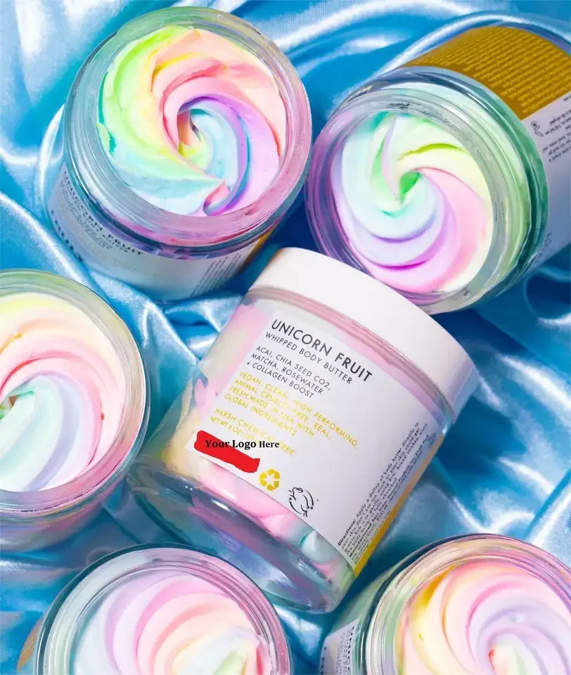 Private Label Un Icorn Fruit Shea Butter Rainbow Truly Unicorn Whipped ...