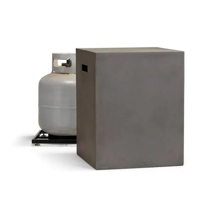 Outdoor Fire Pit Table Furniture Garden Set Natural Gas Propane Table ...