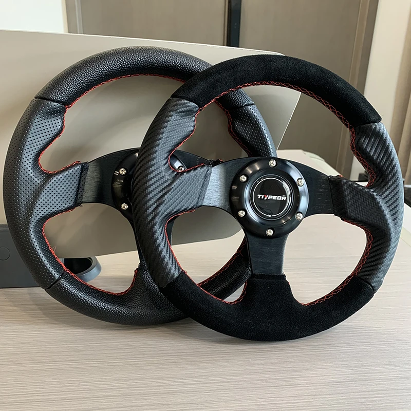 Universal Sport Drift Steering Wheel - 280mm PVC Leather